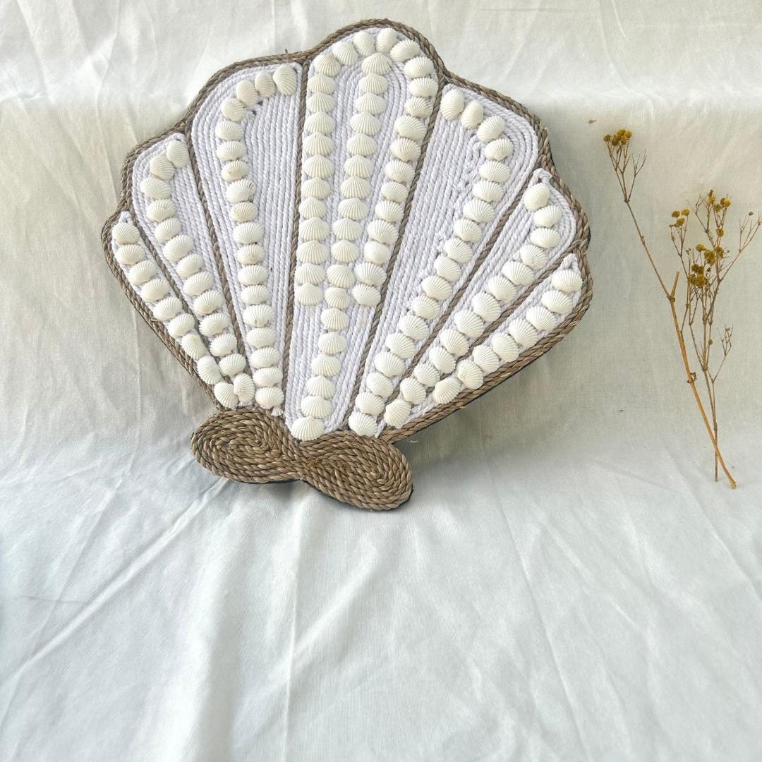 White Sea Shells Boho Nursery Decor - Etsy