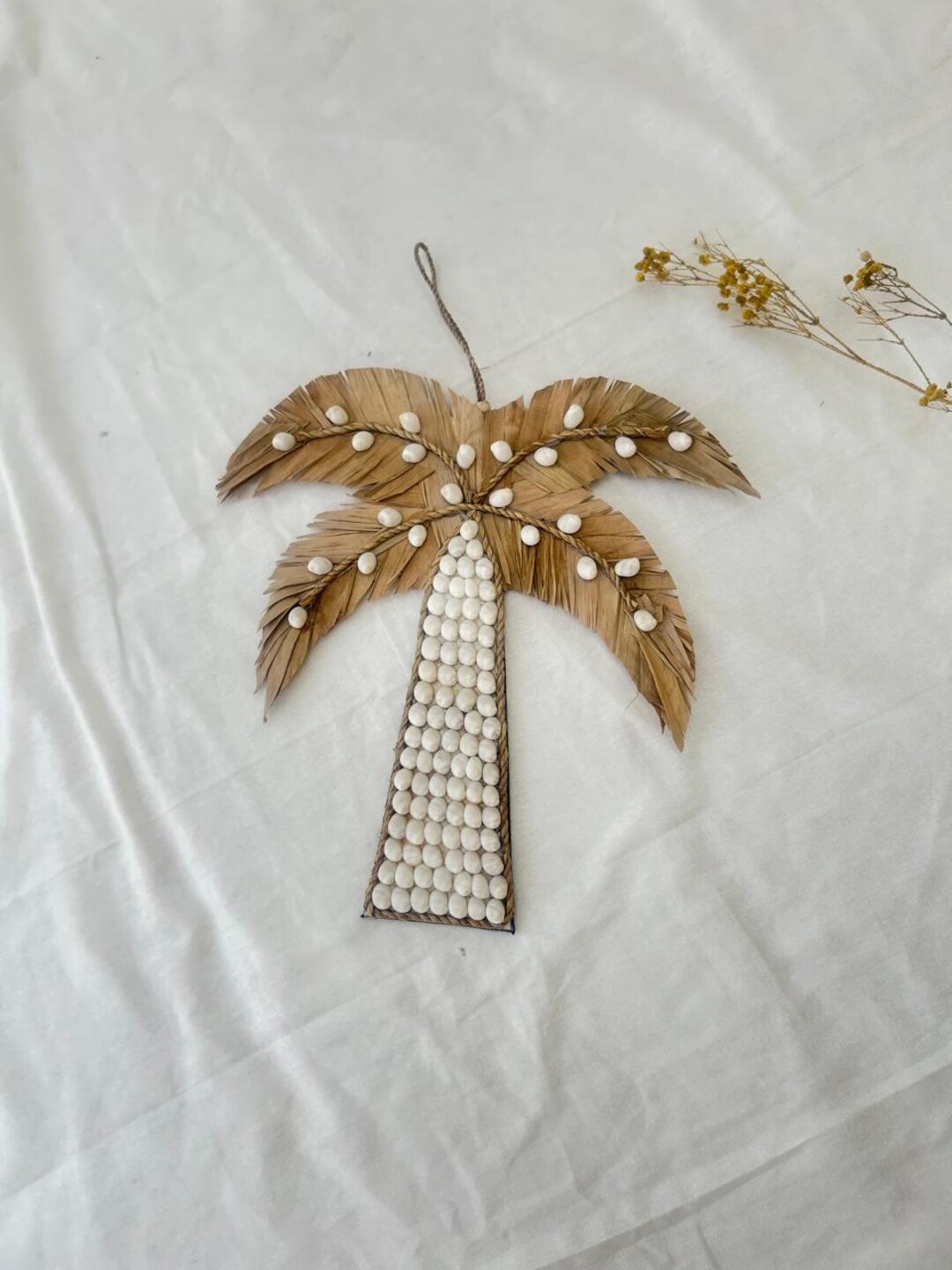 White Shells Palm Shape Boho Decor - Etsy
