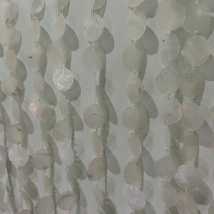 White Capiz Shell Wall Hanging Beach House White Shell Wall Hanging ...