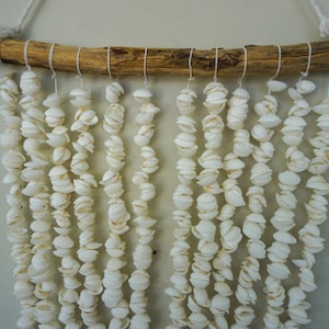 White Shell Wall Hanging Decor – Coastal Beach House Statement Piece - Etsy