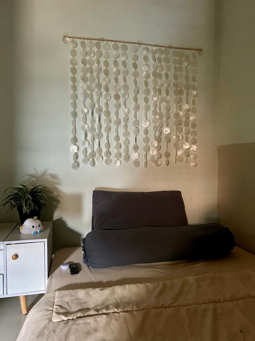 White Capiz Shell Wall Hanging | Beach House White Shell Wall Hanging ...