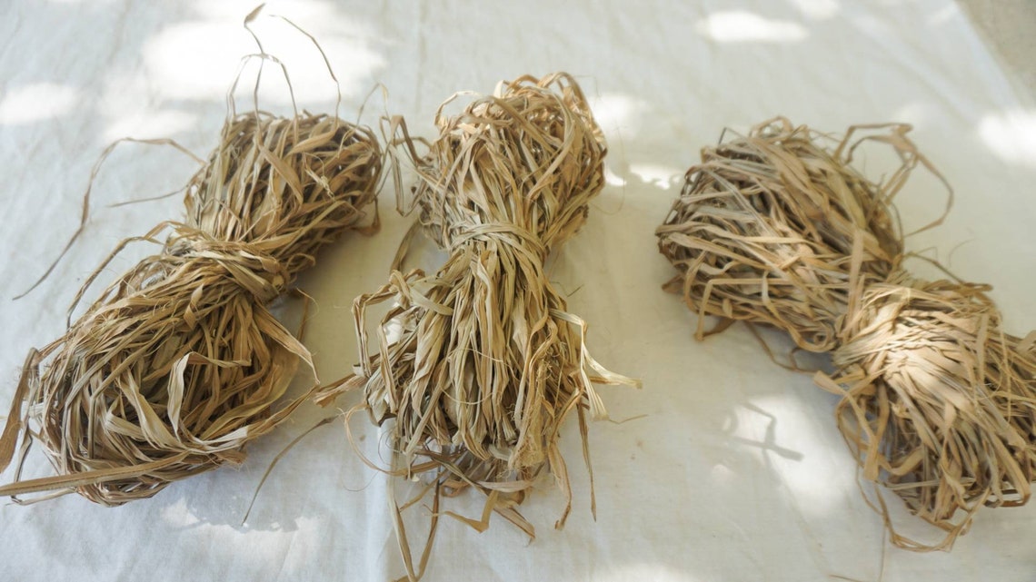 Natural Raffia Fiber 50gr Natural Palm Leaves Raffia Fiber - Etsy UK