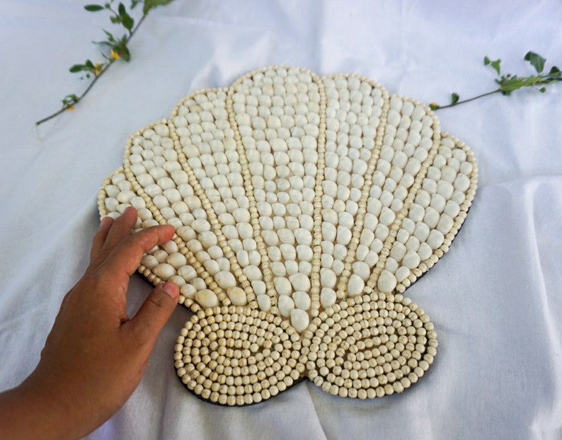 White Sea Shells Wall Hanging Crown Shell Shape Wall Hanging - Etsy