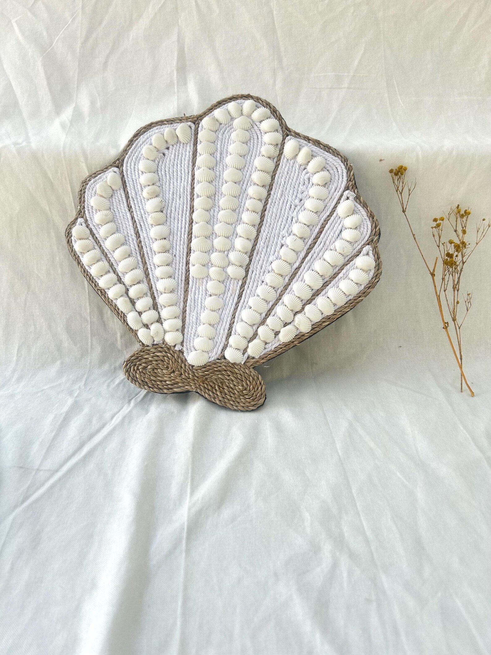 White Sea Shells Boho Nursery Decor - Etsy