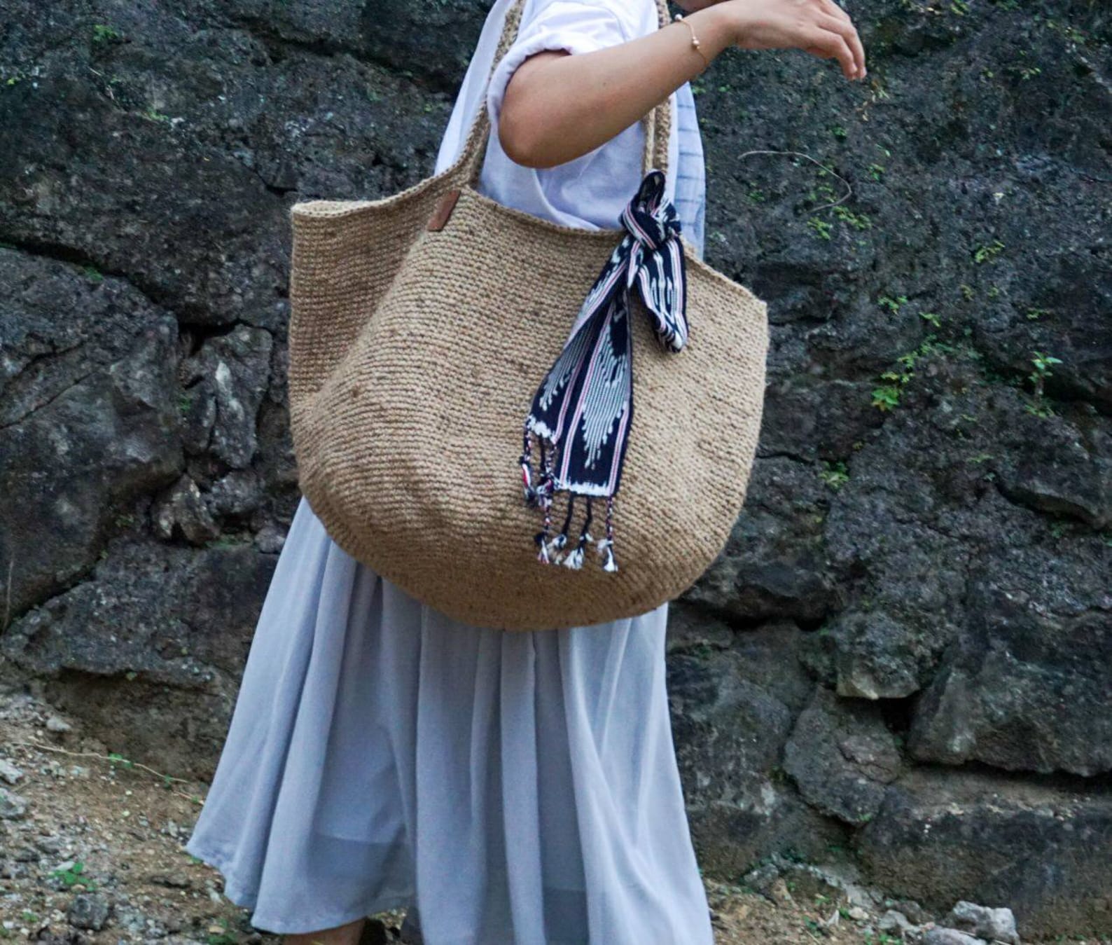 Handmade Extra Large Crochet Jute Tote Bag - Etsy