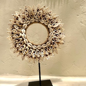Bali Art Sea Shells Wall Hanging | Sea Shells Wreath | Seaside Shells ...