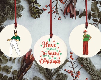 Harry Styles Christmas Ornaments - Etsy