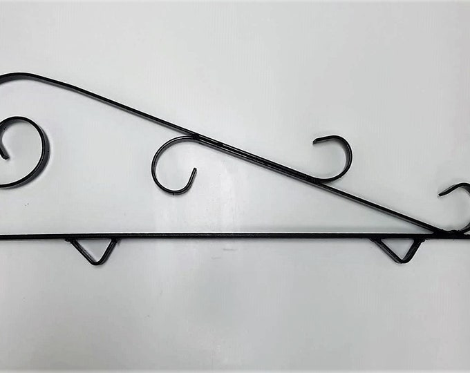 Sign Bracket Wrought Iron Hanging Bracket - Etsy