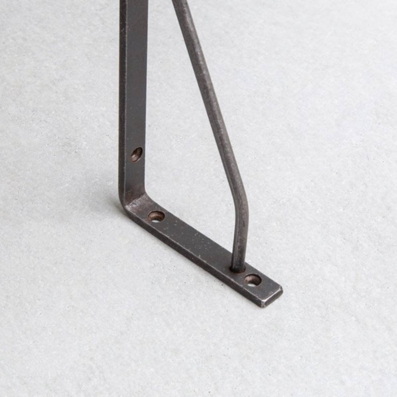 Pair of Rustic Industrial Style Shelf Bracket Metal - Etsy