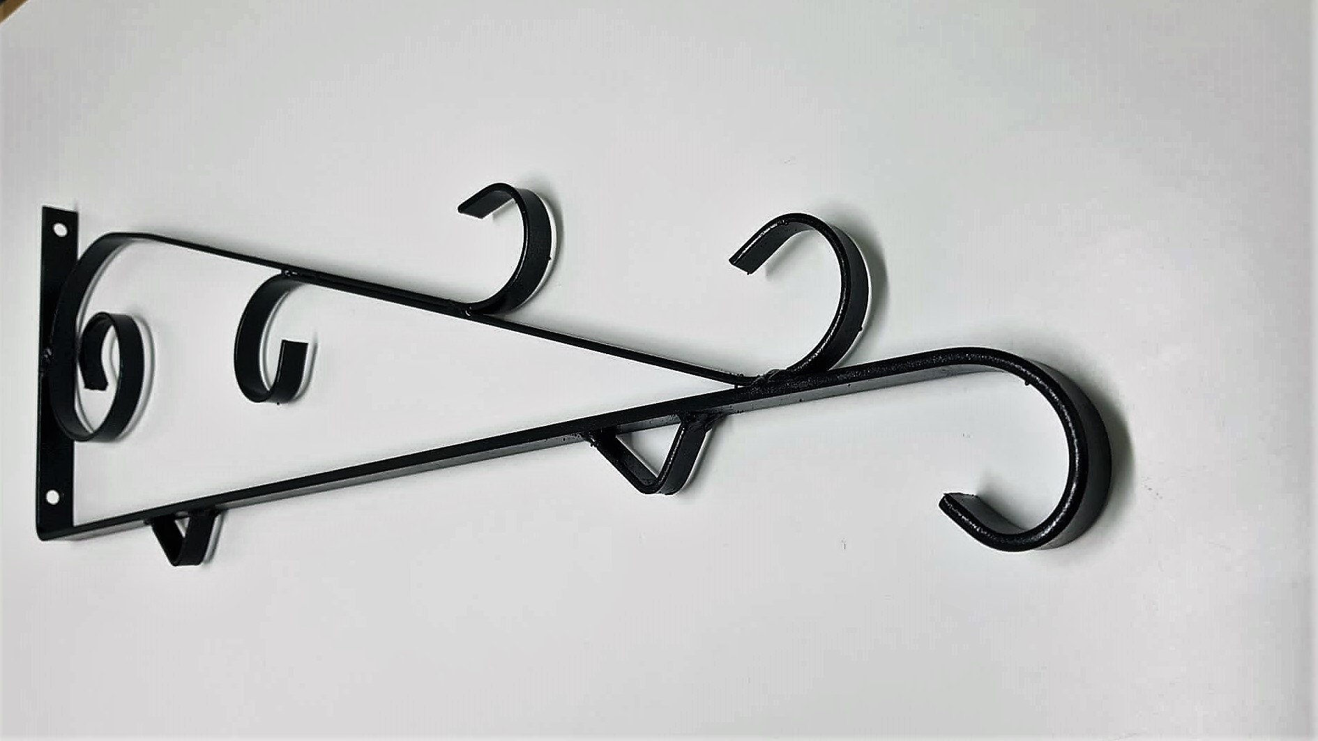 Sign Bracket Wrought Iron Hanging Bracket - Etsy UK