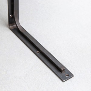 Pair of Rustic Industrial Style Shelf Bracket Metal - Etsy