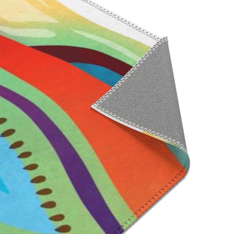 Artsy Rug Trippy Rug Funky Rug Cool Rugs Fun Rugs Colorful Rug - Etsy