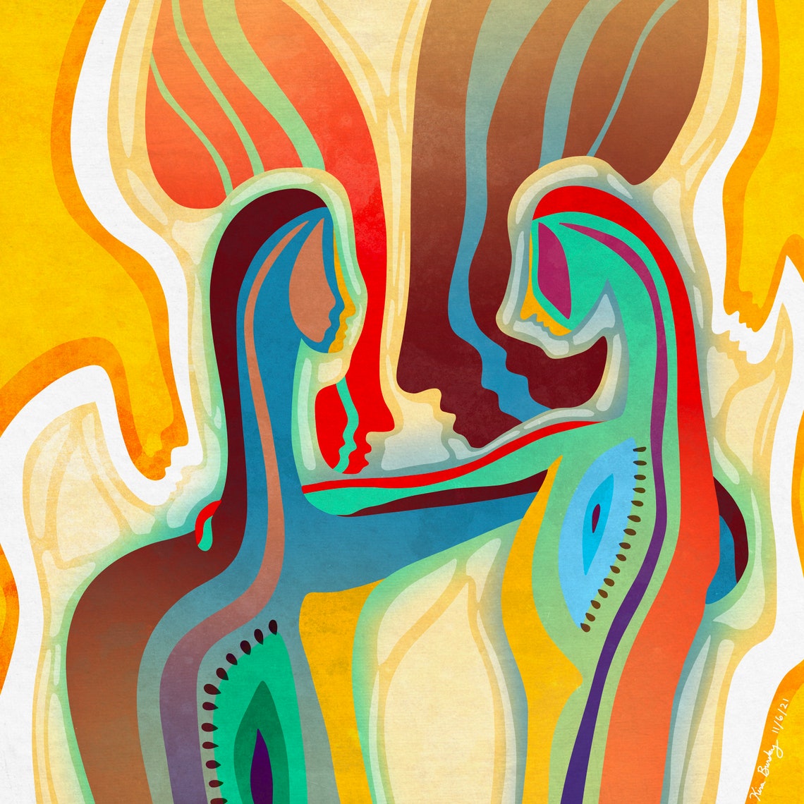 Artsy Rug Trippy Rug Funky Rug Cool Rugs Fun Rugs Colorful Rug - Etsy