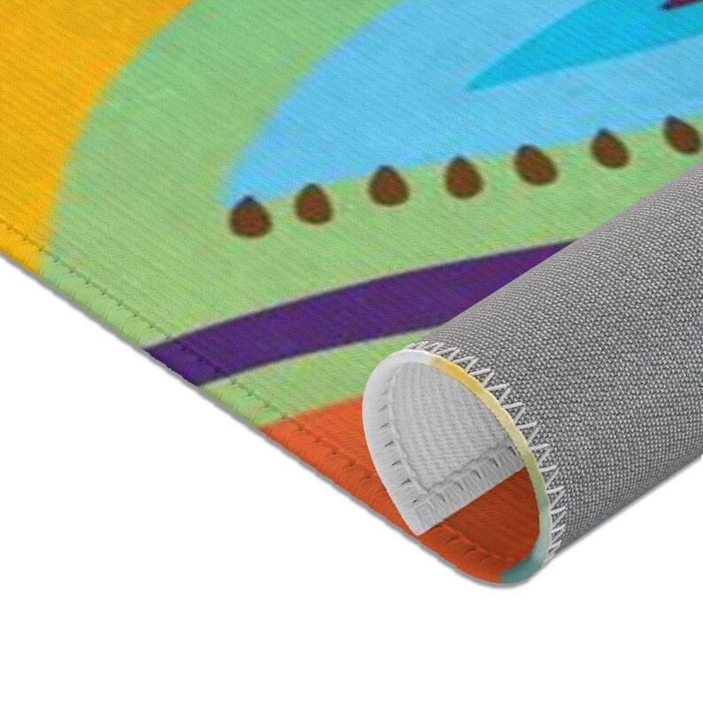 Artsy Rug Trippy Rug Funky Rug Cool Rugs Fun Rugs Colorful Rug - Etsy