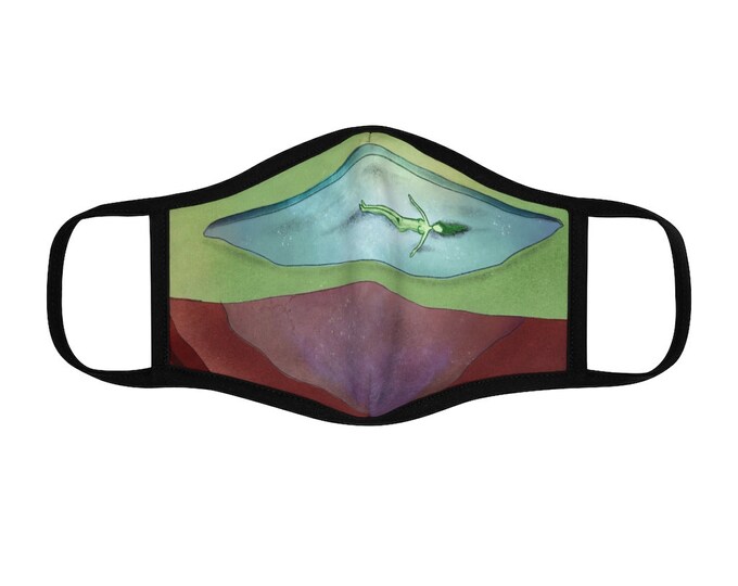 Abstract Art Face Mask Black and White Face Mask With Filter - Etsy