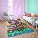 Artsy Rug Trippy Rug Funky Rug Cool Rugs Fun Rugs Colorful Rug 4x6 ...