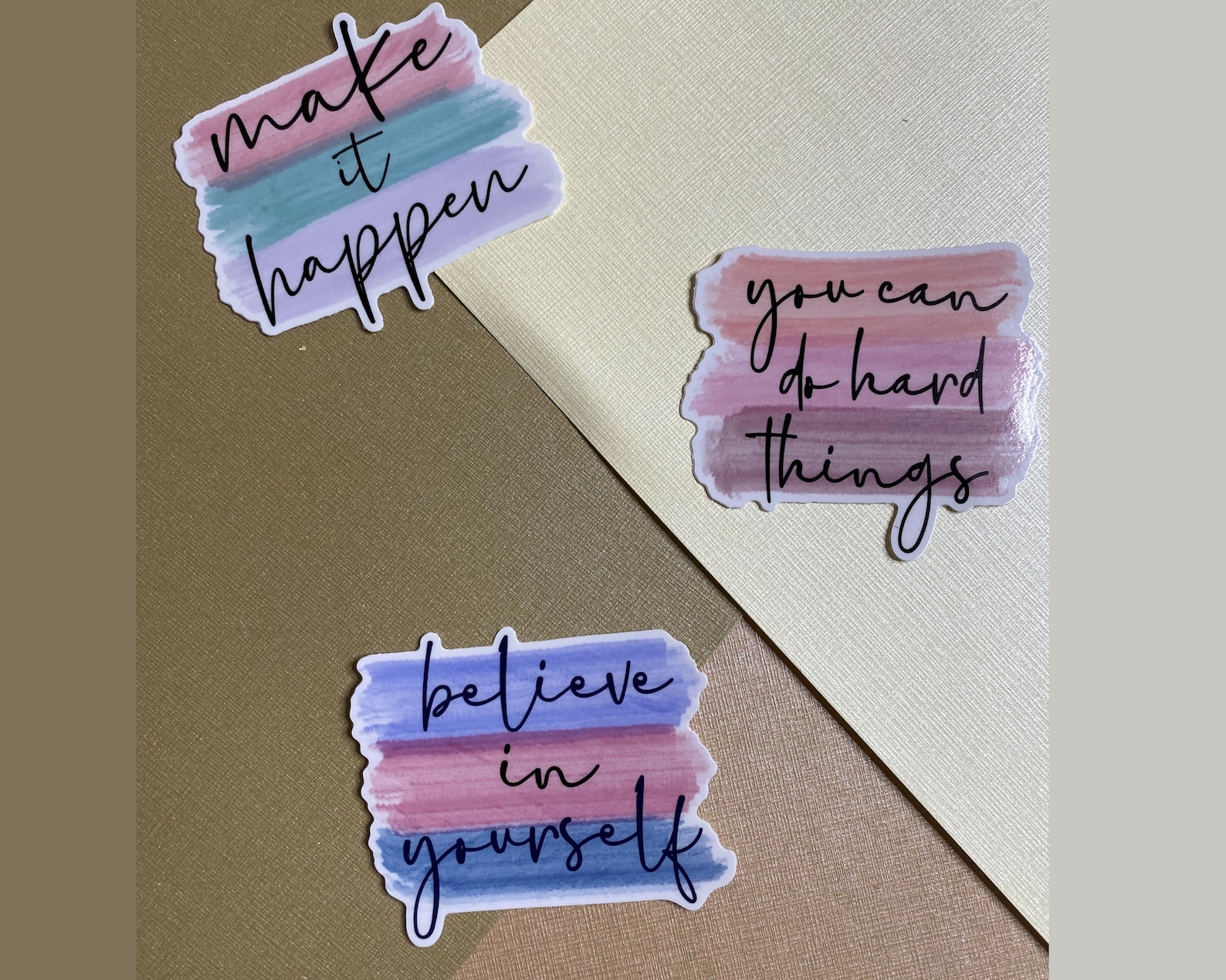 Sticker Bundle, 3 Pack Stickers, Motivational Stickers, Planner ...