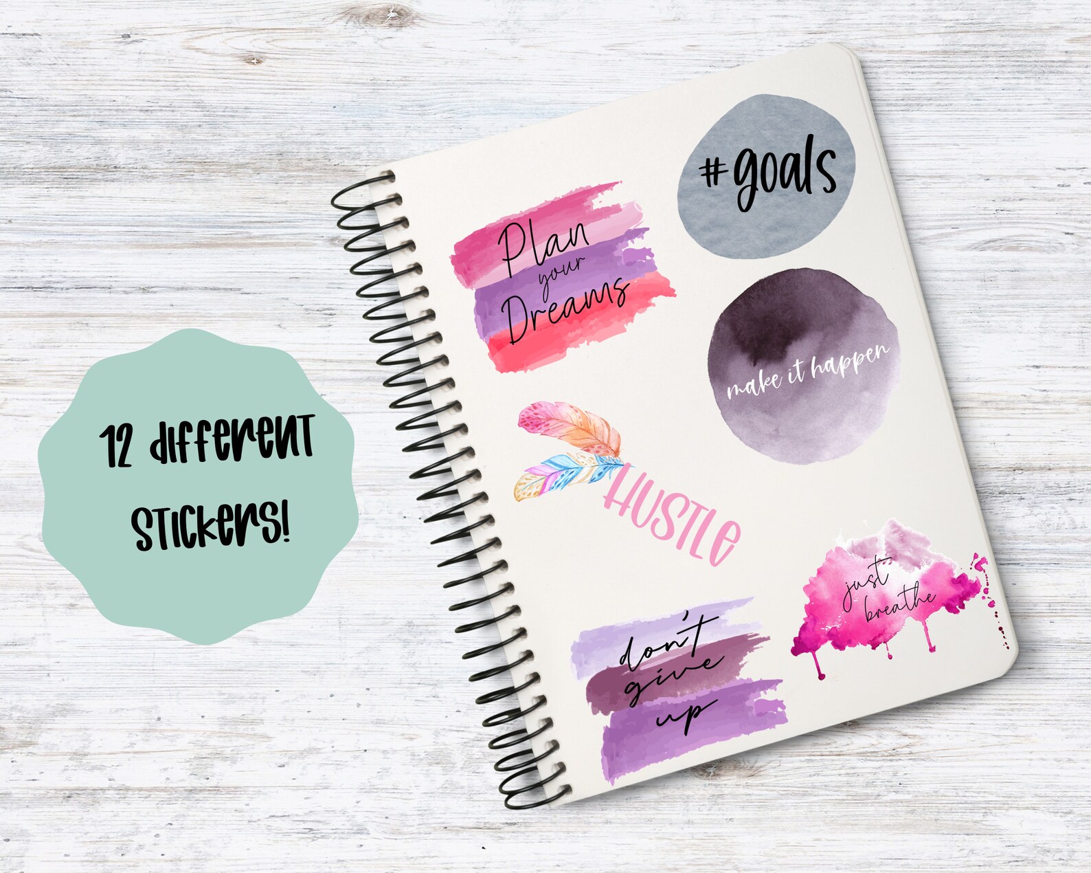 Printable Stickers, Motivational Stickers, Printable Sticker Sheet ...