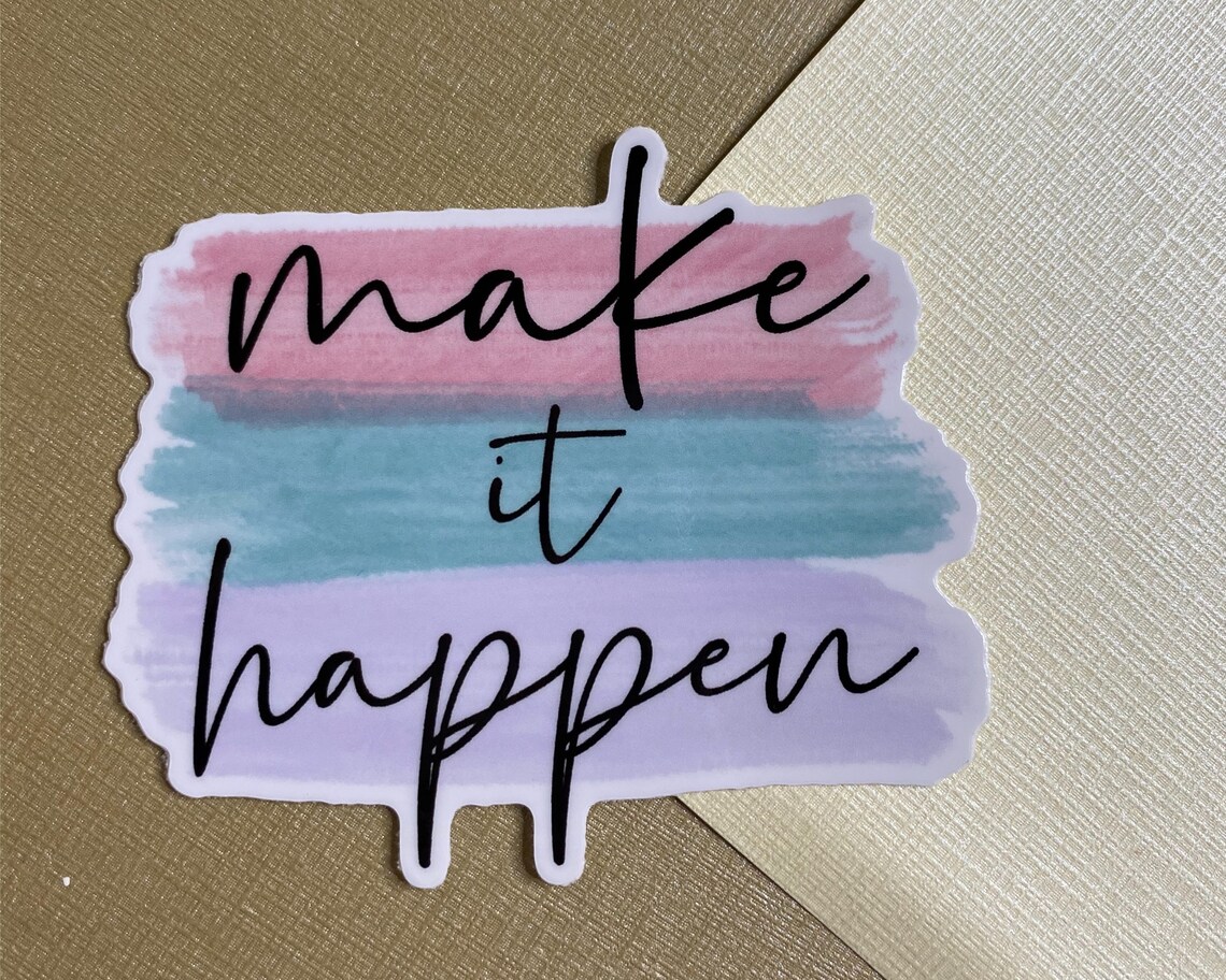 Sticker Bundle, 3 Pack Stickers, Motivational Stickers, Planner ...