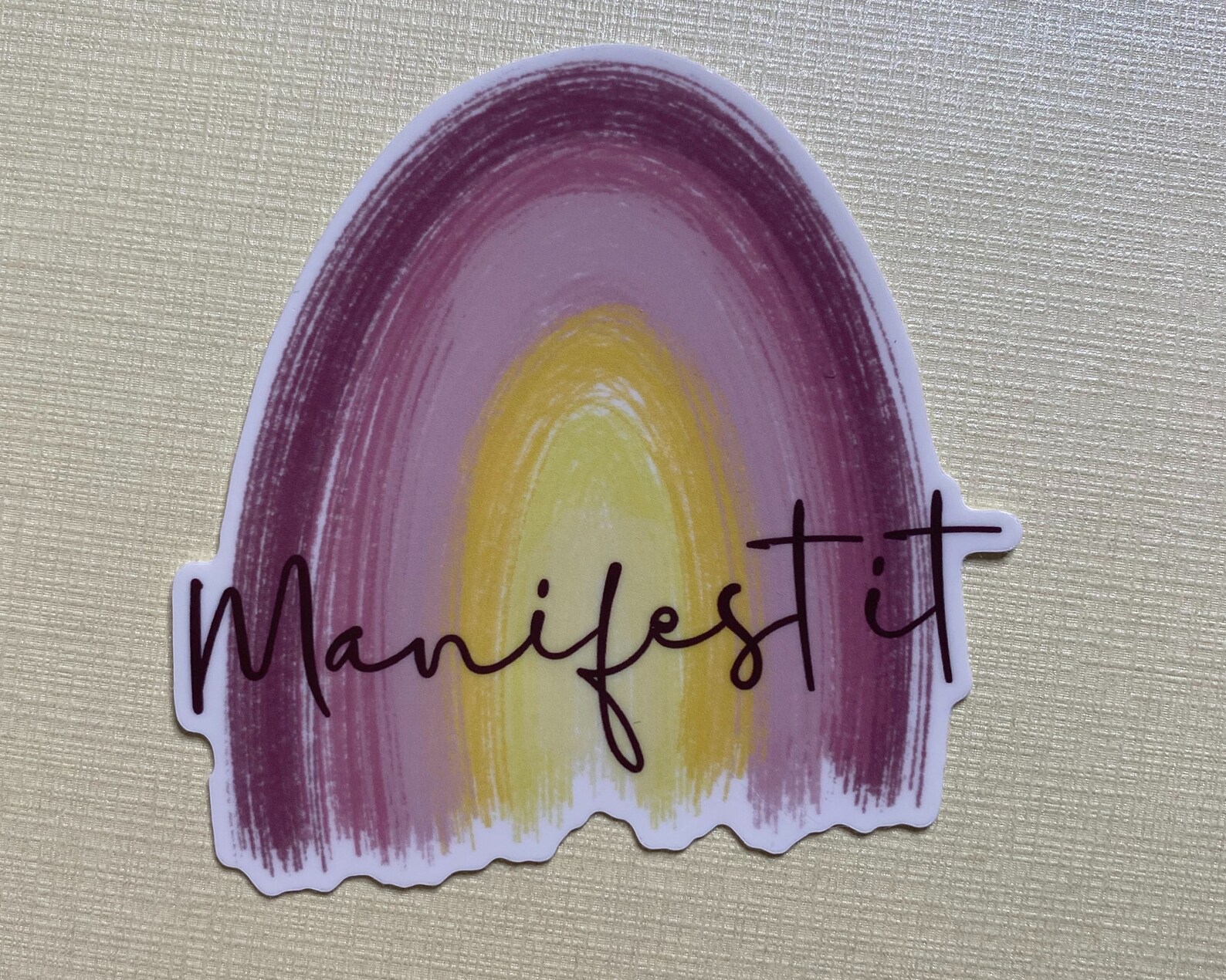 Manifest It, Vinyl, Die Cut, Motivational Sticker, Planner Stickers ...