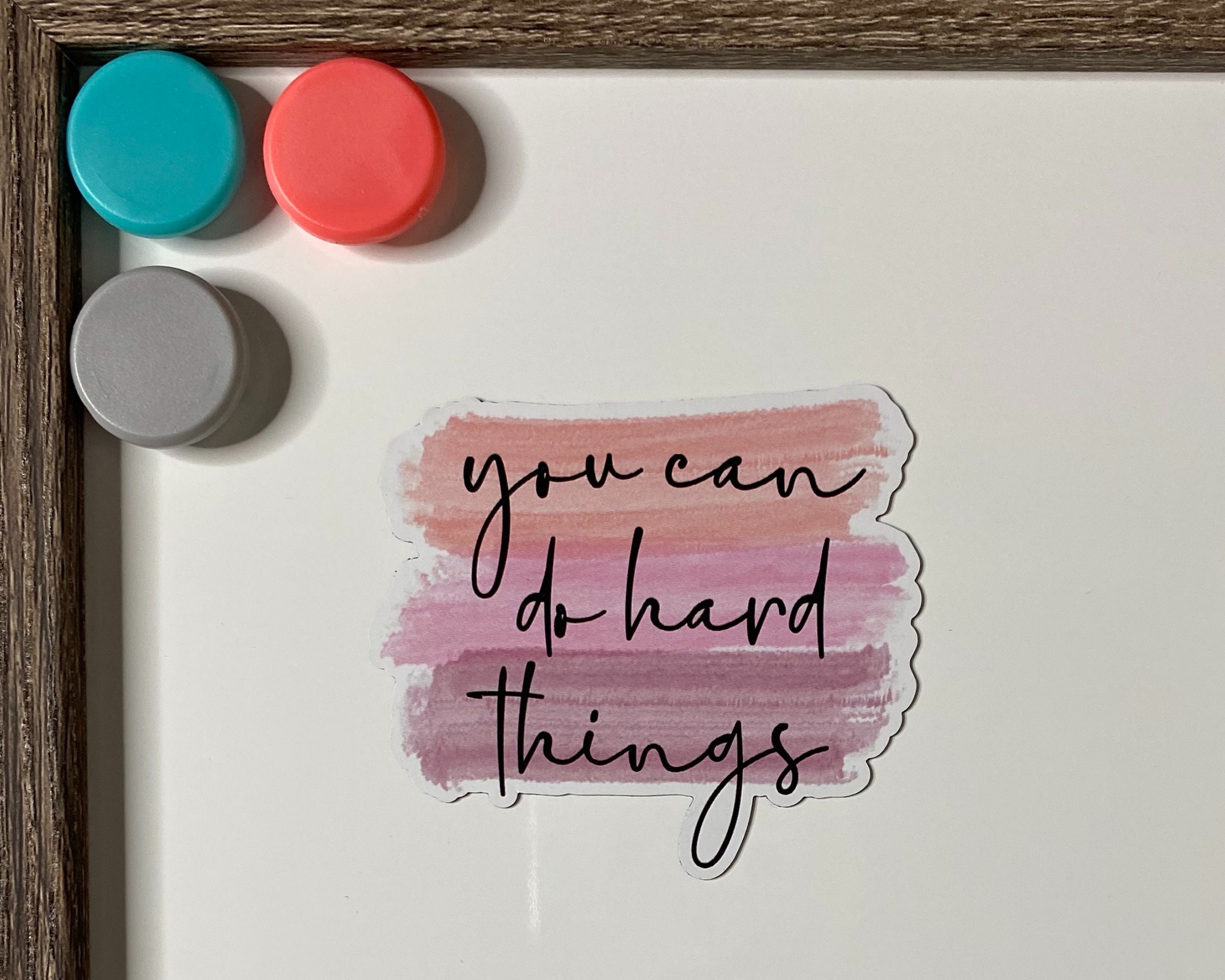 Magnet Bundle, 4 Pack Magnets, Motivational Magnets, Fridge Magnet, Car ...