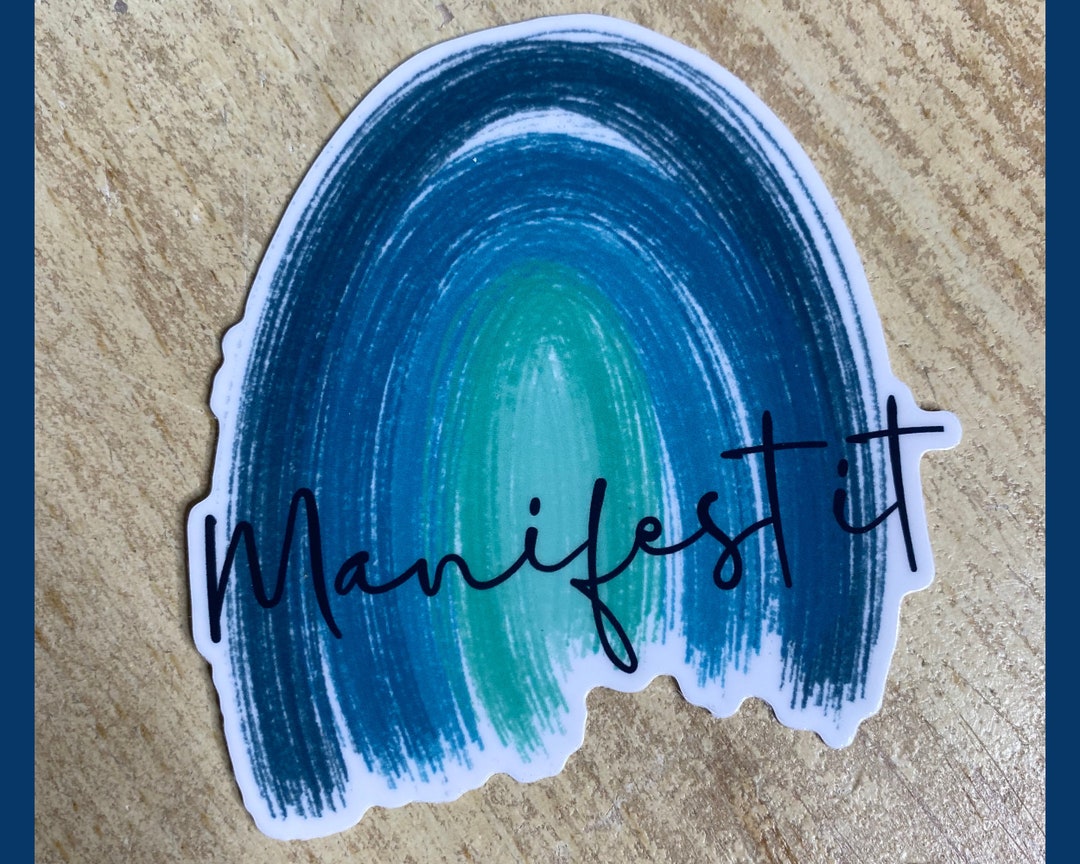 Manifest It, Vinyl, Die Cut, Motivational Sticker, Planner Stickers ...