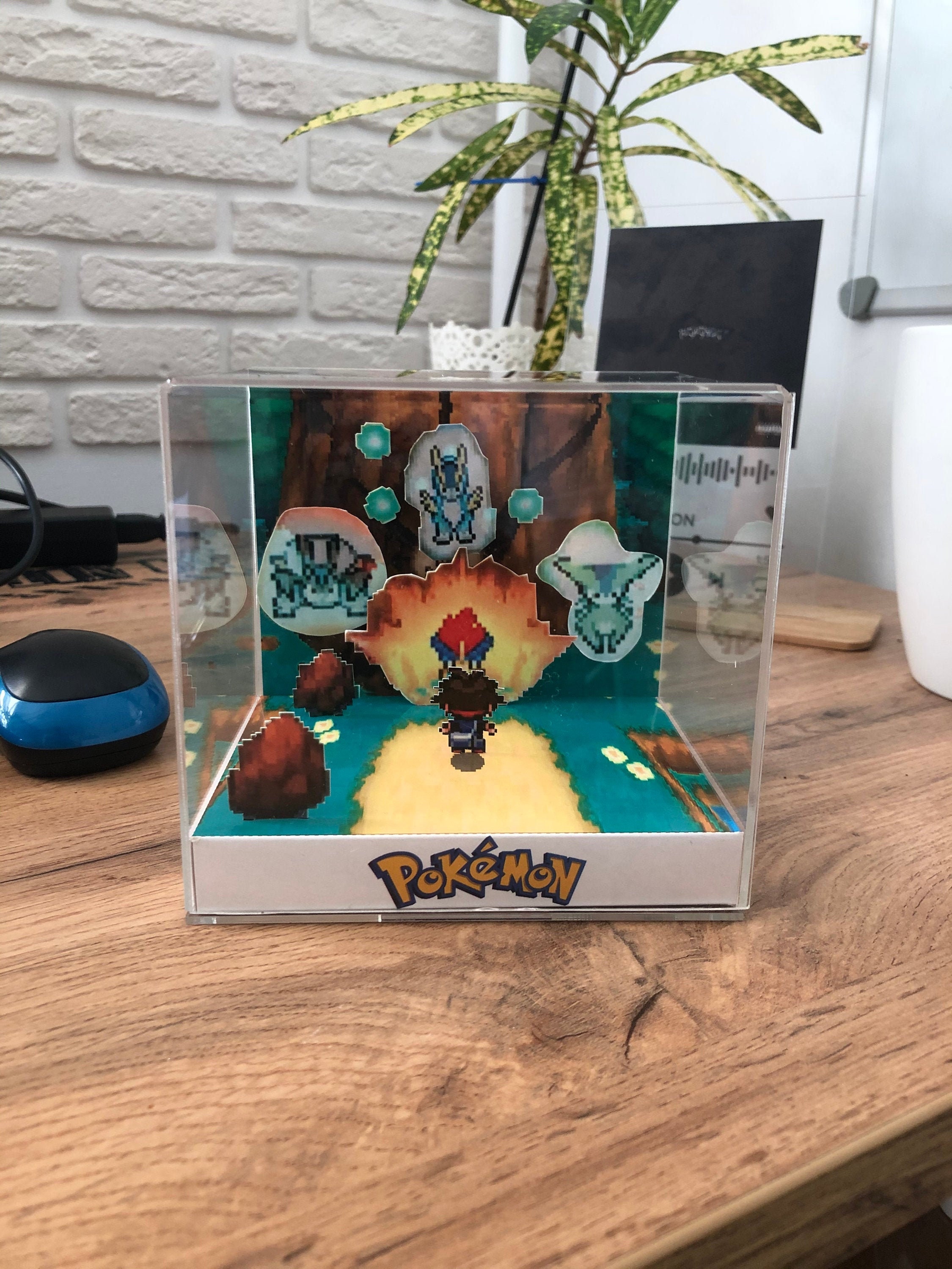 Pokemon Diorama Diorama Pokemon Pokemon Pokemon-Würfel | Etsy