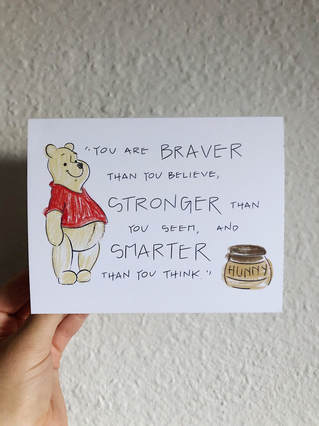 Disney Greeting Card / Encouraging Card / Happy Greeting Card - Etsy