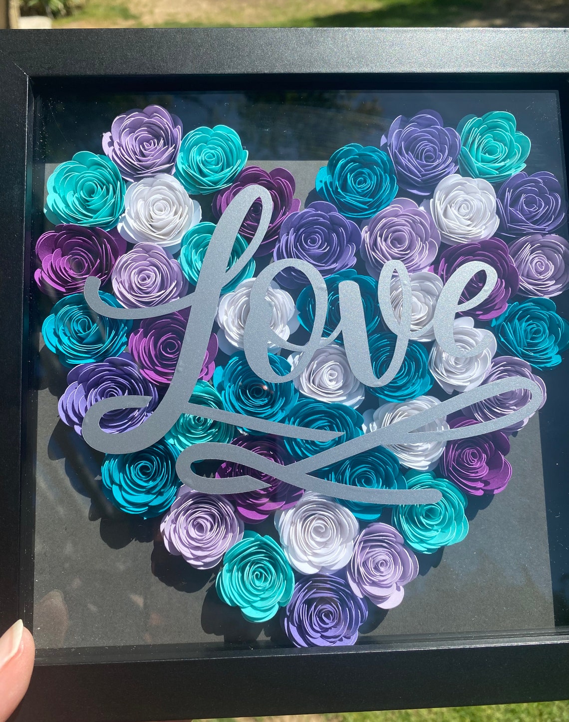 Custom Shadow Box Personalized Gift Flower Box for Her Gift - Etsy