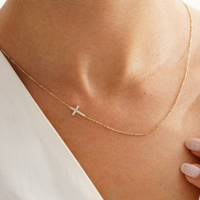 Sideways Cross - Etsy