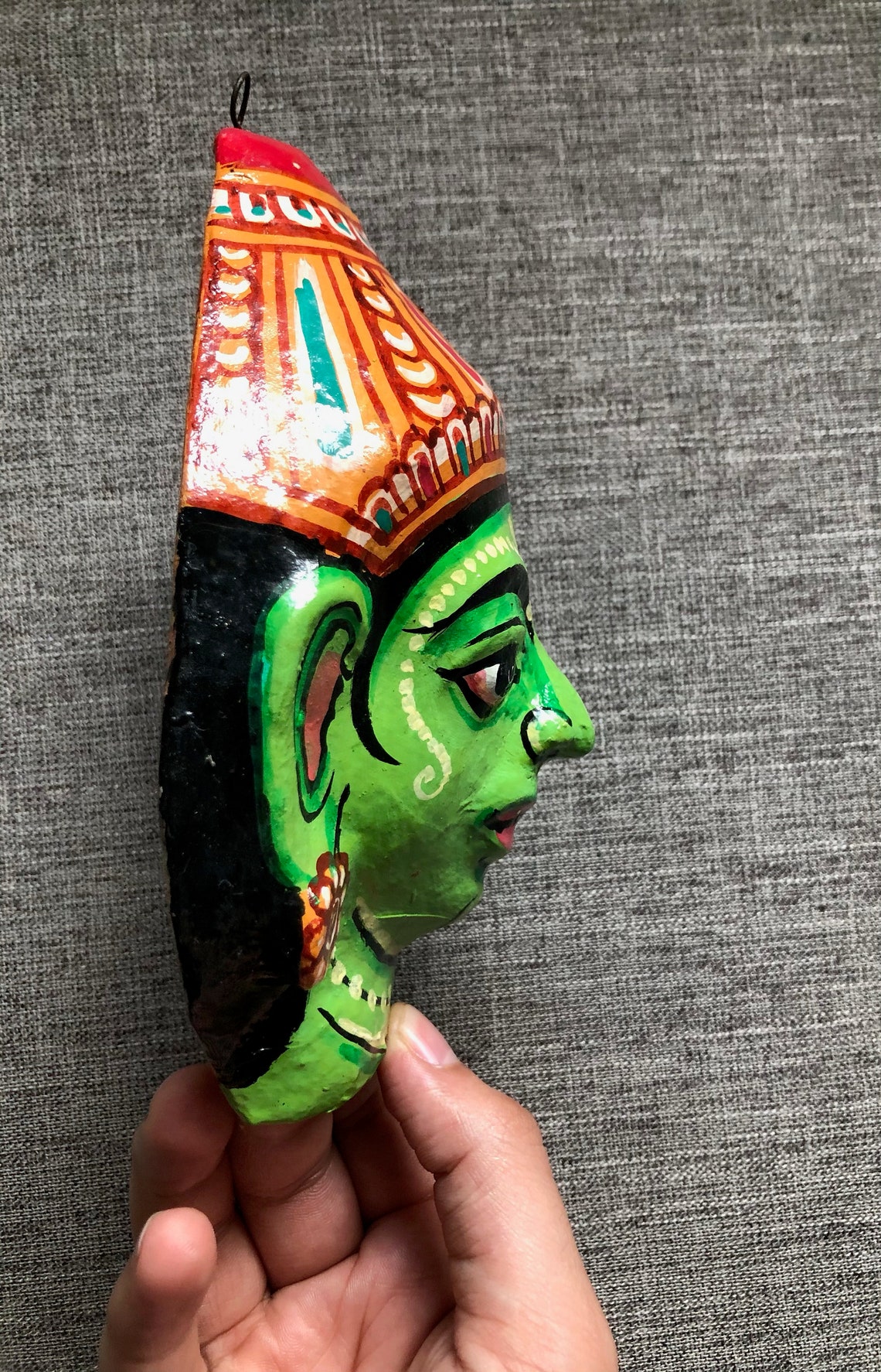Handmade Rama Pattachitra Mask | Etsy