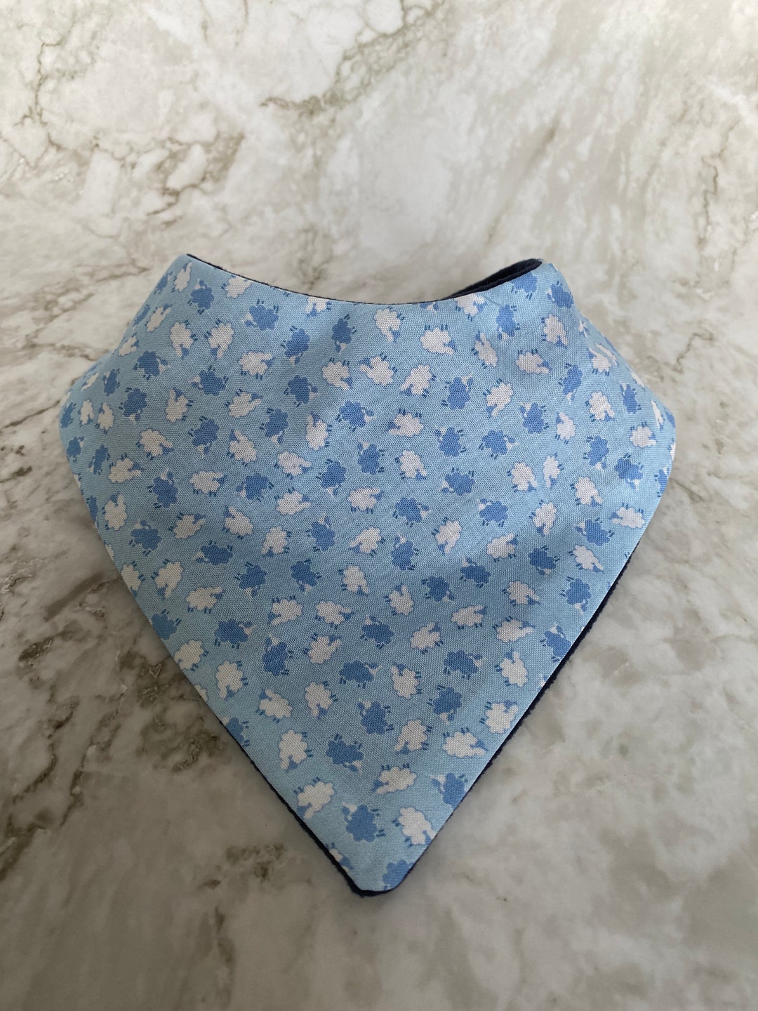 Baa Baa Blue Sheep Dribble Bib - Etsy