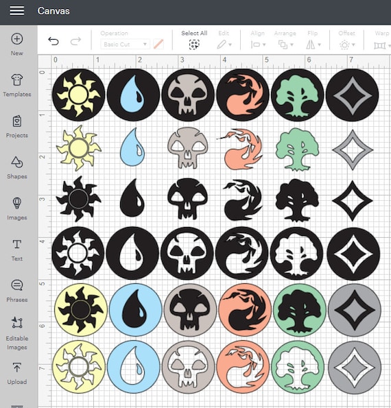 Magic The Gathering Land Symbols