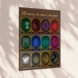 Providence Cards Poster - One Dark Window, Two Twisted Crowns - Etsy