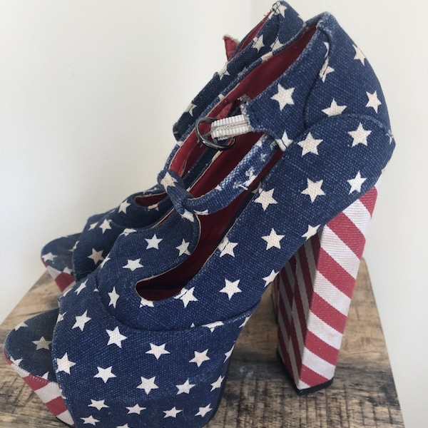 American Flag Shoes - Etsy