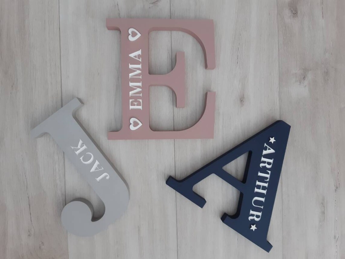 Personalised Freestanding Lettering. Baby Boy Gifts. Baby Girl | Etsy