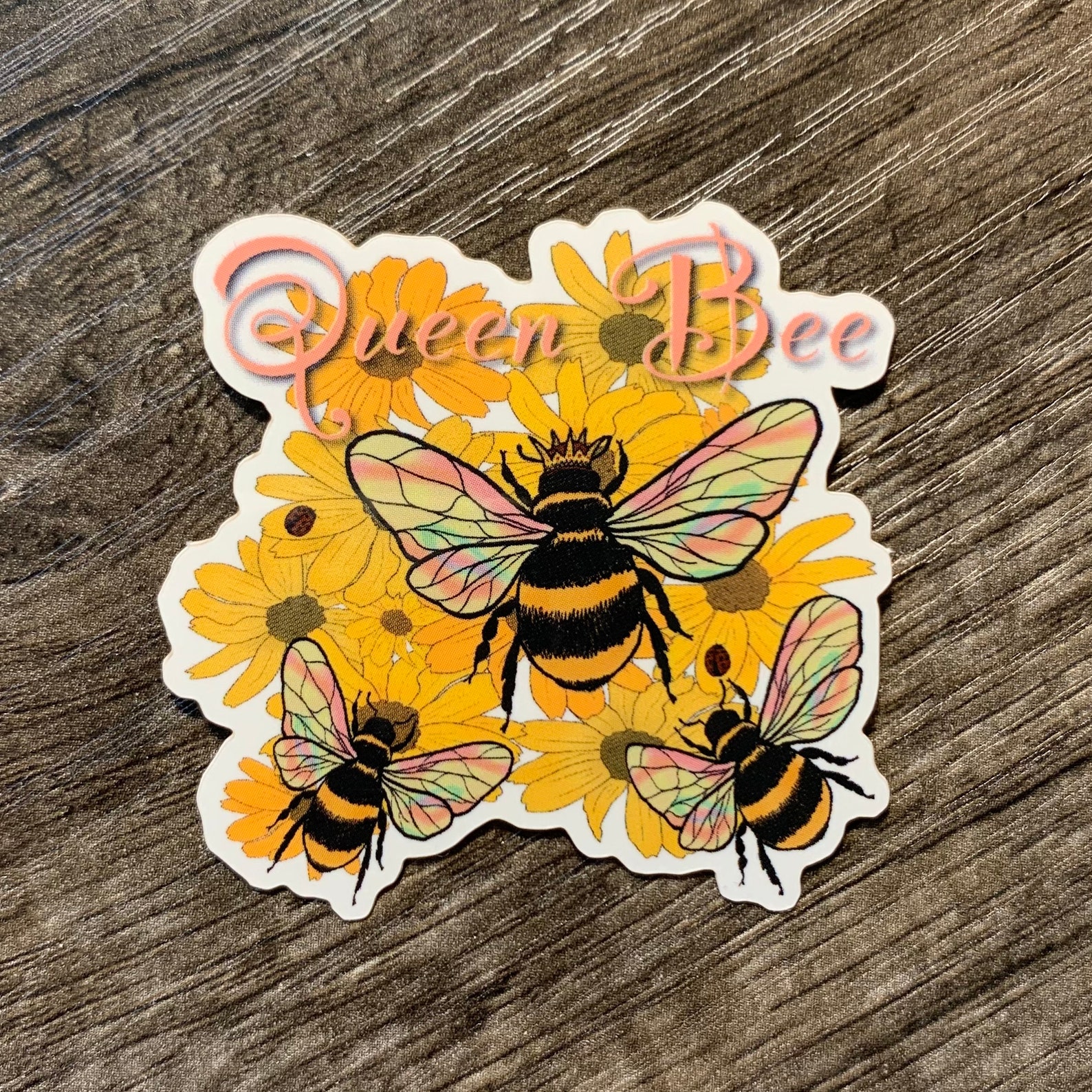 Queen Bee Sticker small - Etsy