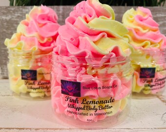 4oz Pink Lemonade Whipped Body Butter - Etsy