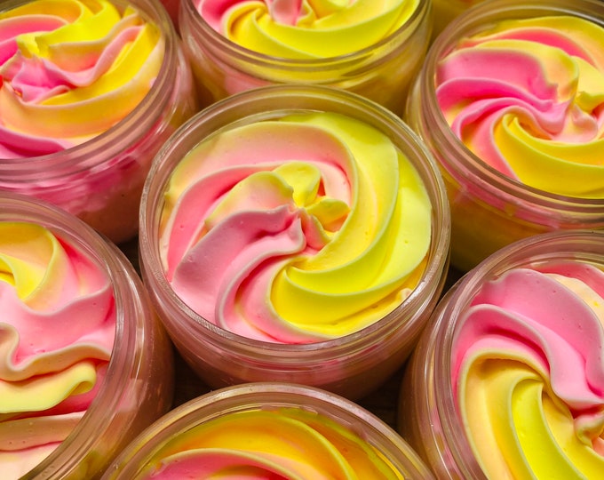 4oz Pink Lemonade Whipped Body Butter Thermal Shipping Bag Included - Etsy