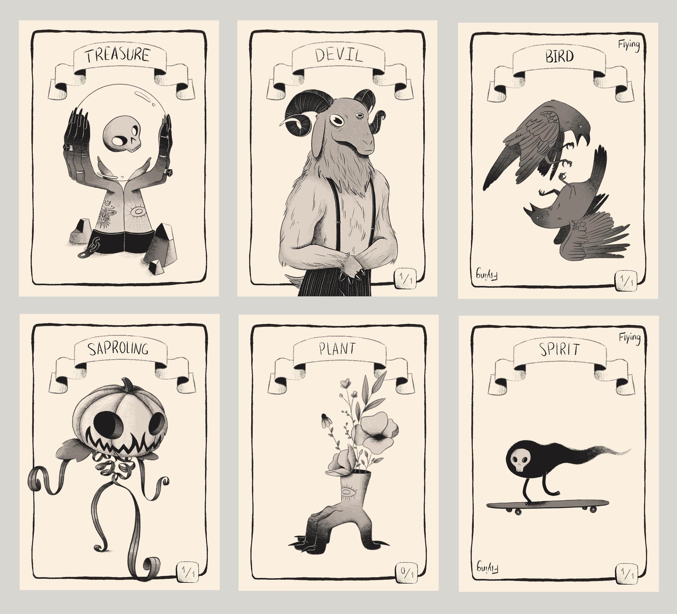 4x Custom MTG Tokens // Cults and Mysteries | Etsy