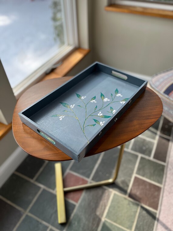 Hand-painted Wooden Tray - Etsy