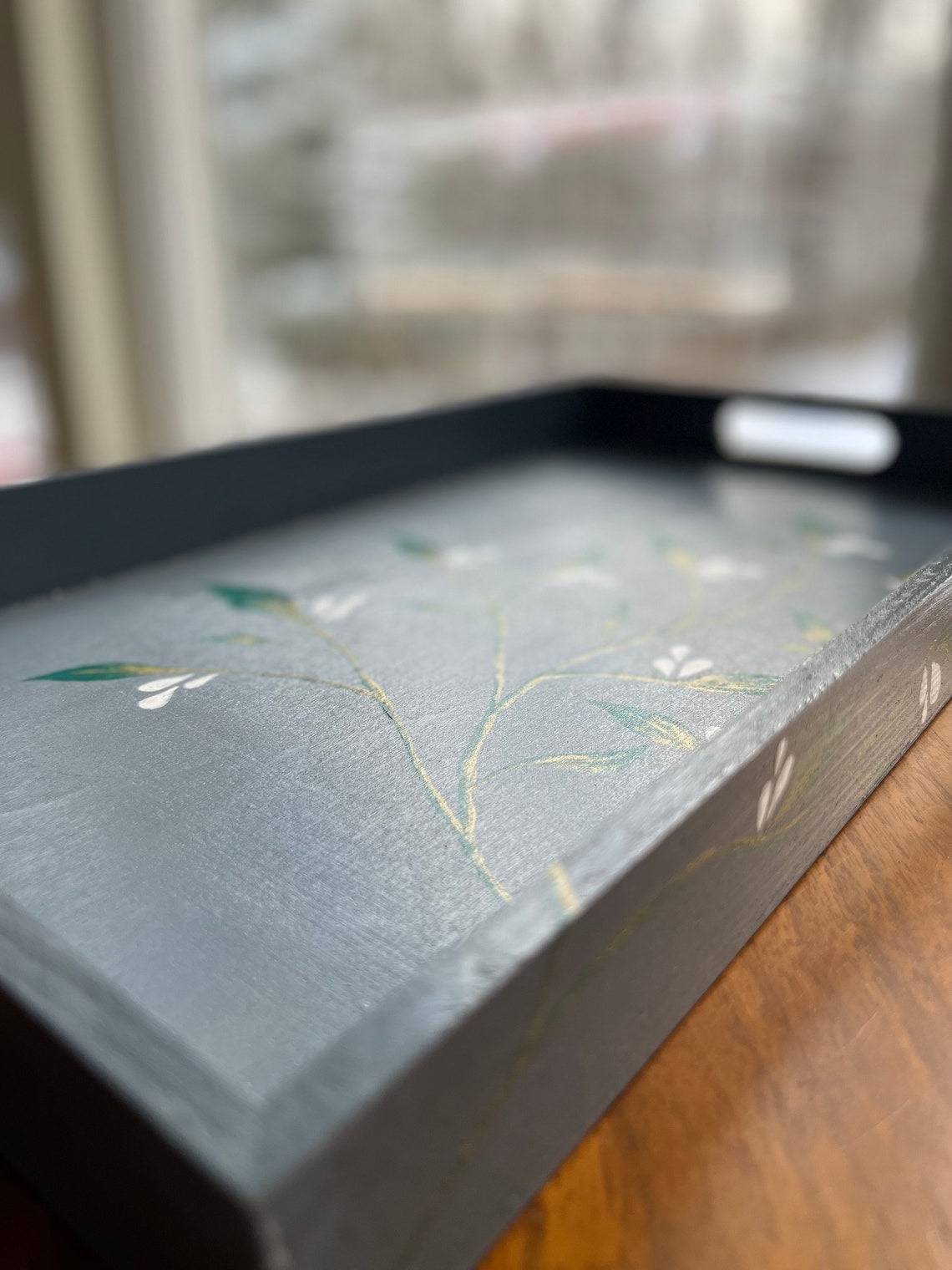Hand-painted Wooden Tray - Etsy