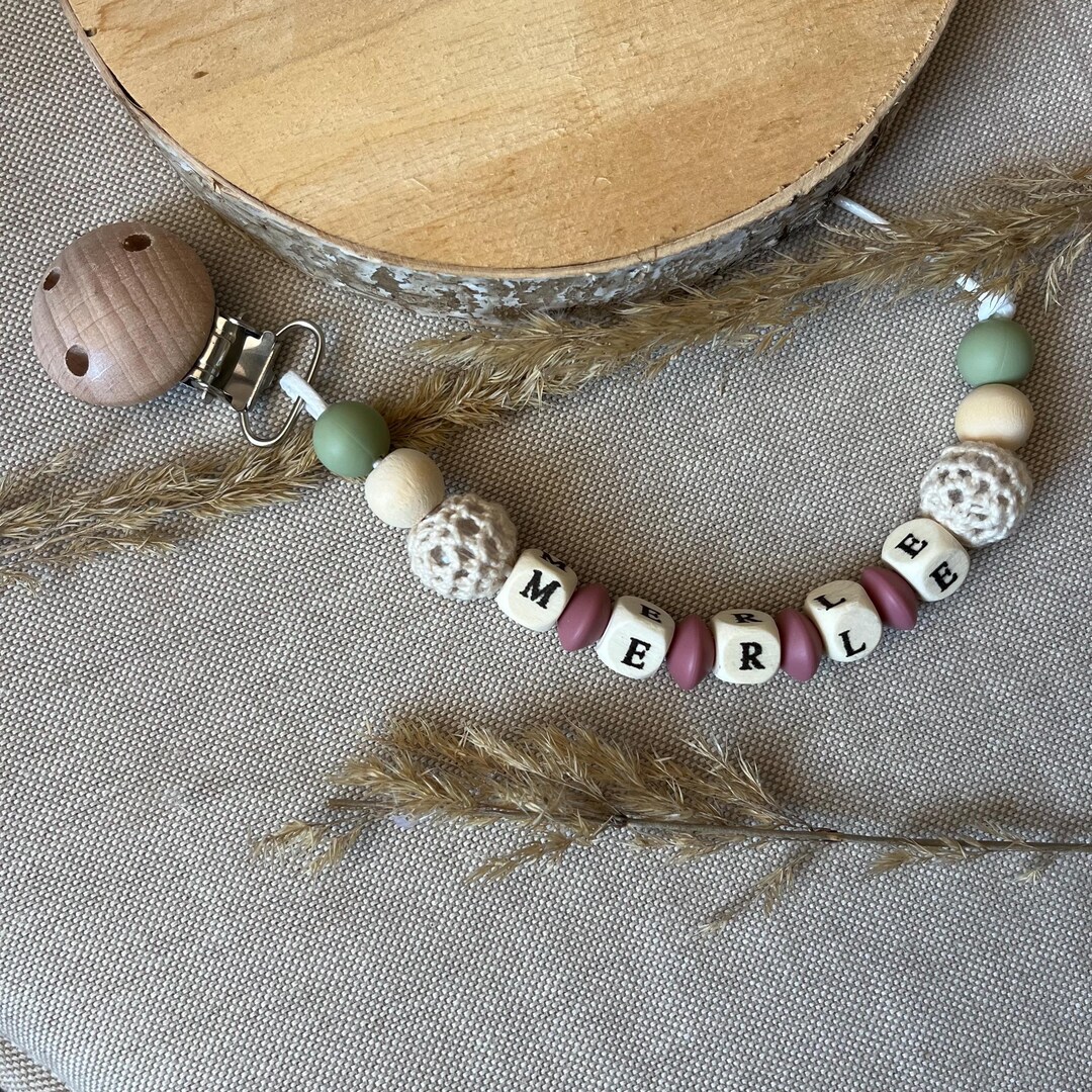 Personalized Pacifier Chain Baby, Toddler - Etsy