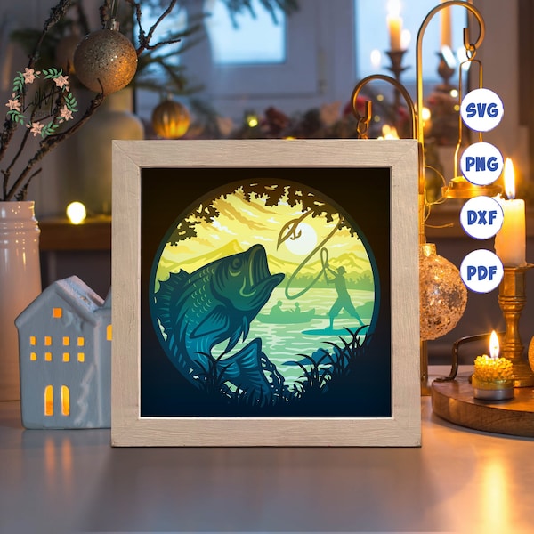 Fish Shadow Box - Etsy