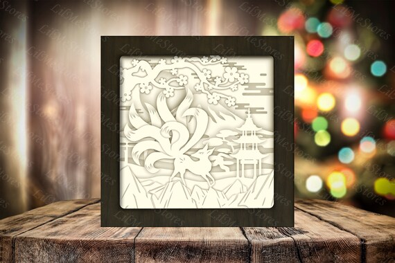 Nine Tails Papercraft Template
