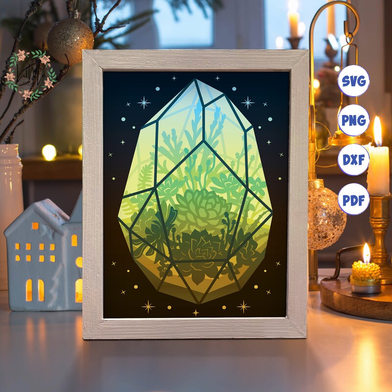 3d Shadow Box Svg - Etsy