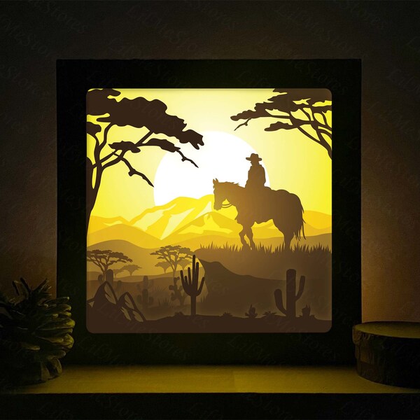 3d Shadow Box Svg - Etsy