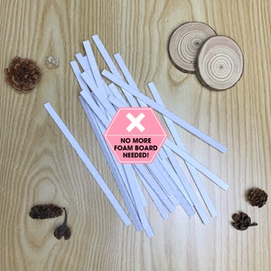 Cardstock Spacers Digital File DIY for Square Box, 3D Light Box, Shadow ...