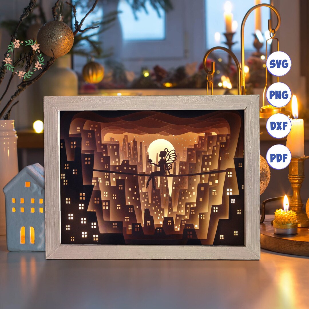 3D Tinker 1, Shadow Box Svg, for Cricut, for Silhouette, Layered ...