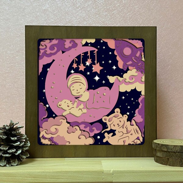 Shadow Box Baby - Etsy